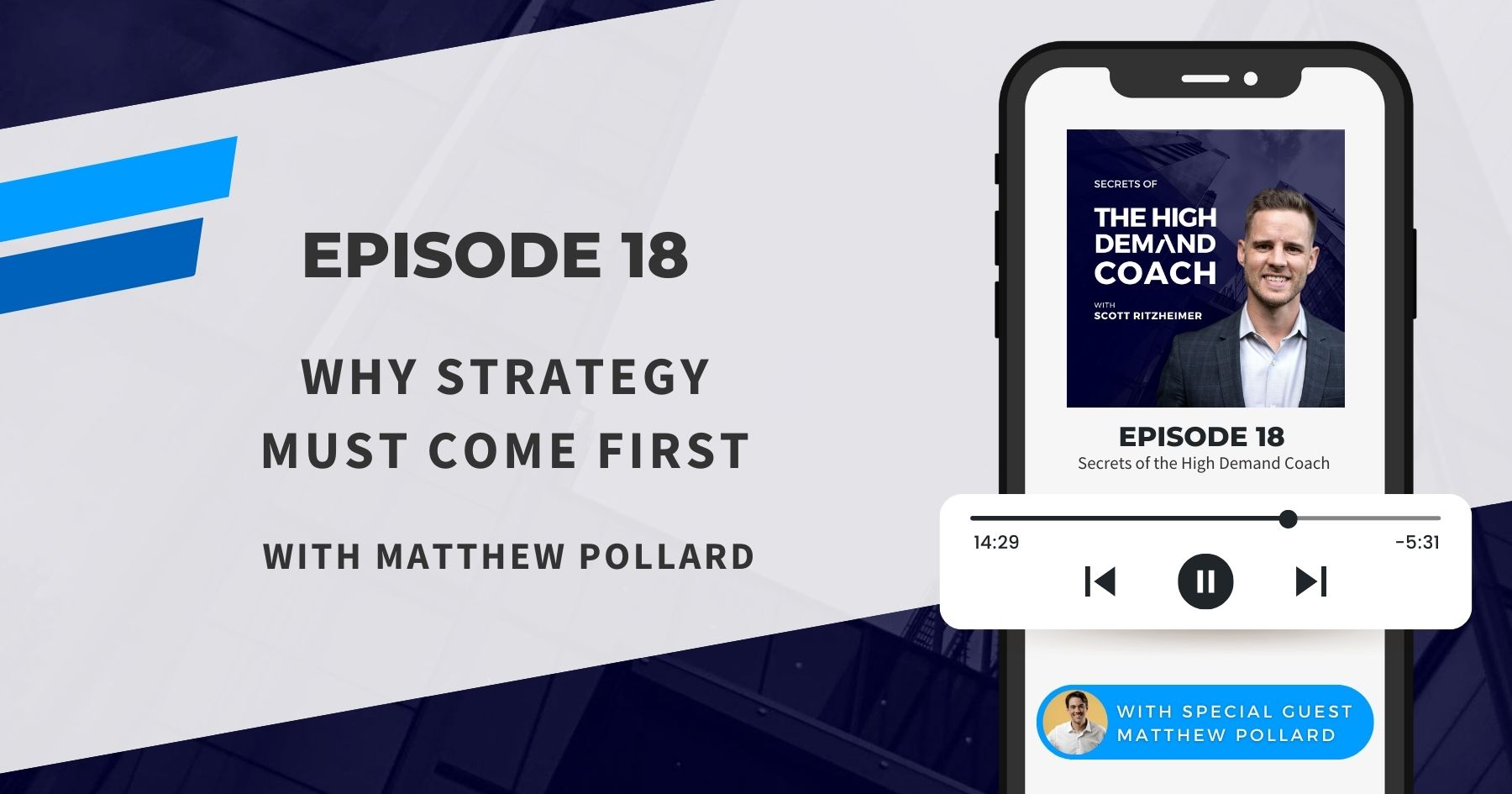 Why Strategy Must Come First with Matthew Pollard - Ep. 18 | Scale ...