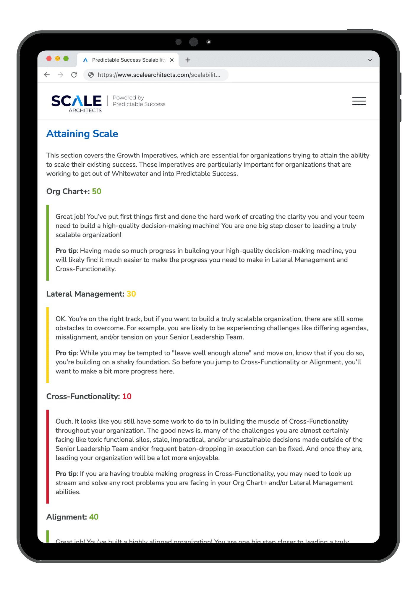 Scalability Report | Scale Architects